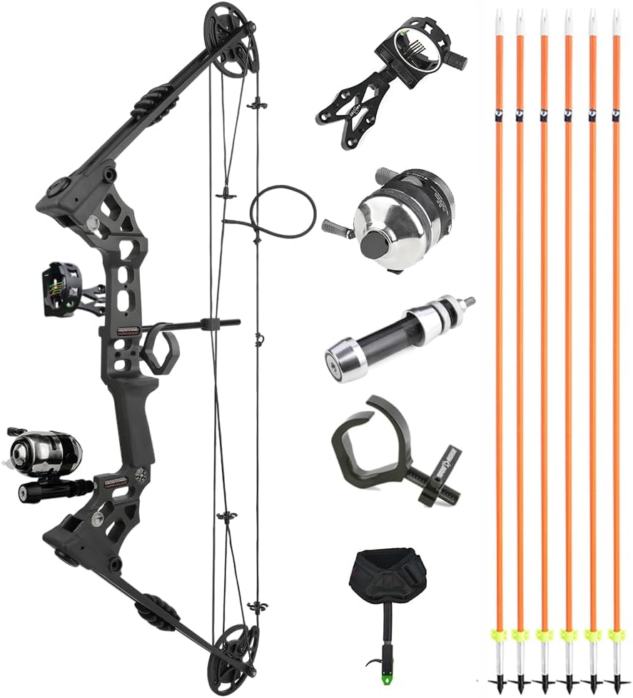 Amazon.com : Compound Bowfishing Kit with Bowfishing Arrow Complete ...