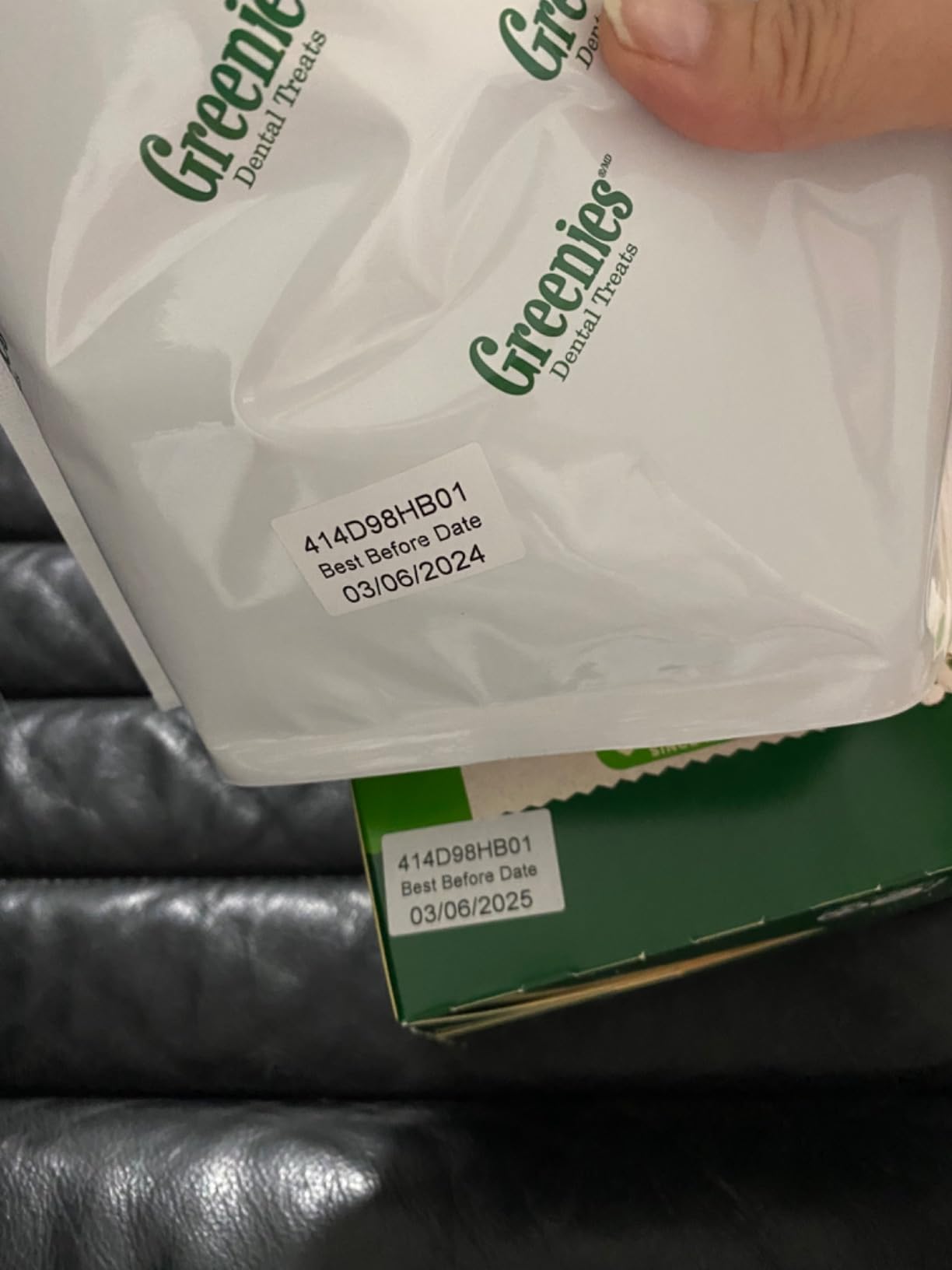 GREENIES Canine Dental Dog Treats Original Regular 36 Chews Value Pack ...