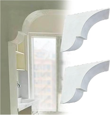 Pre-Cut Wall Molding Kit for Interior Doorways, Paintable Plaster ...