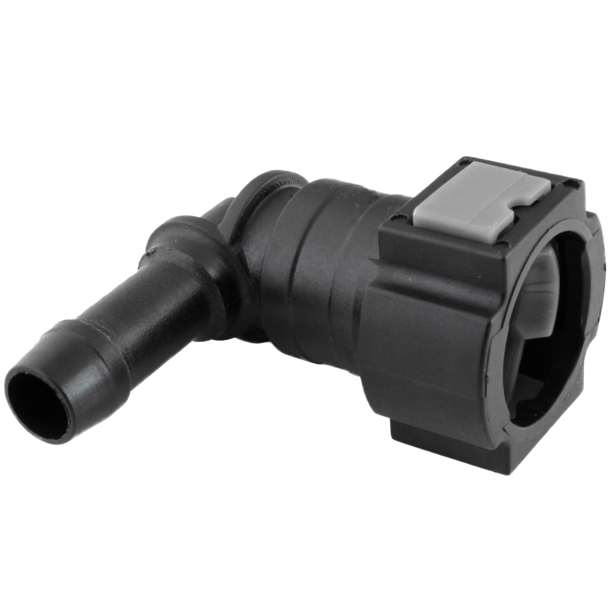 Snapklik.com : Fuel Line Quick Connect, 90 Degree Push-On, Single Barb ...