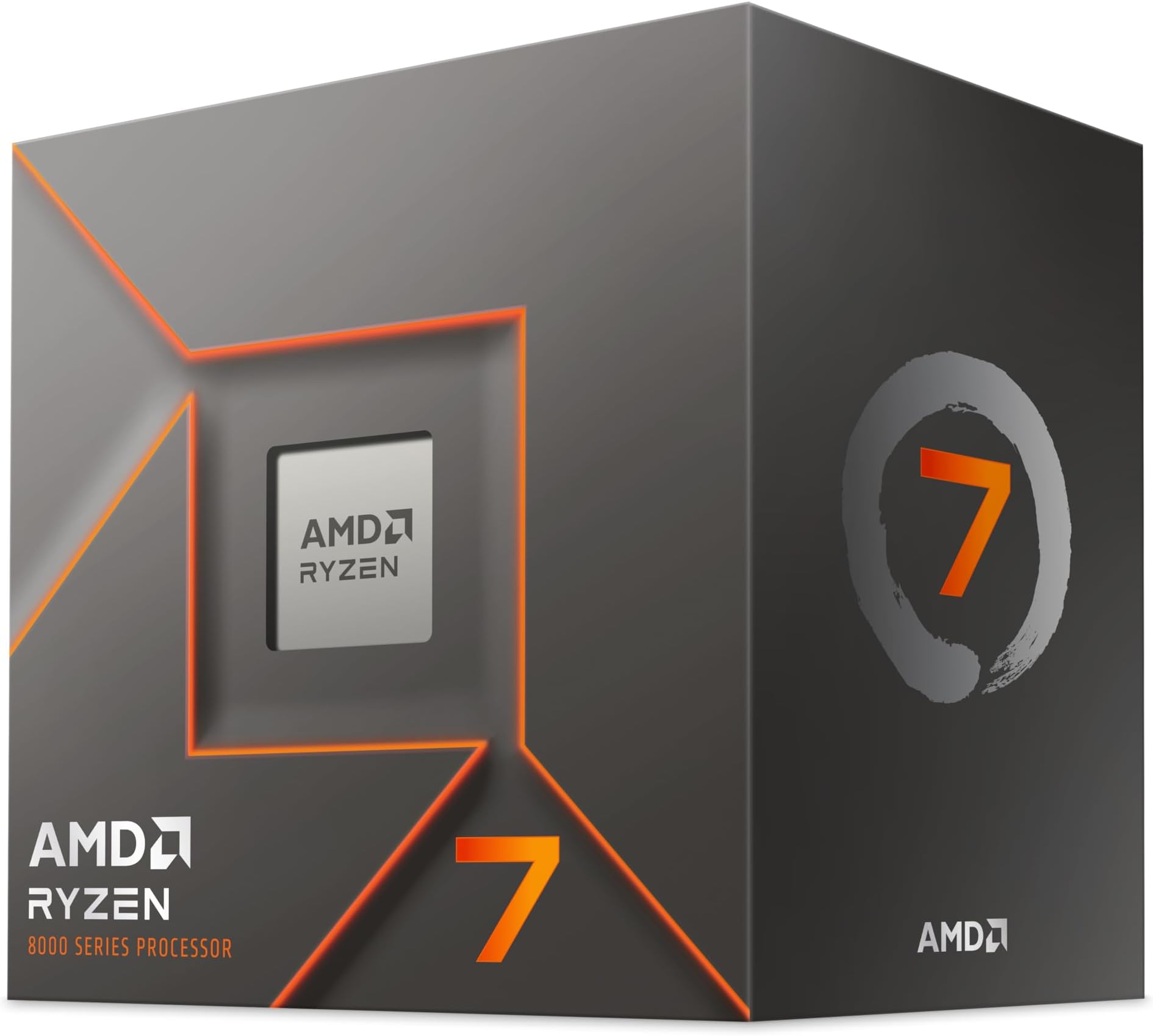 AMD Ryzen 7 9700X Procesador (8 núcleos/16 Threads) 65W DTP, Socket AM5, 40MB Caché, Reloj de ...