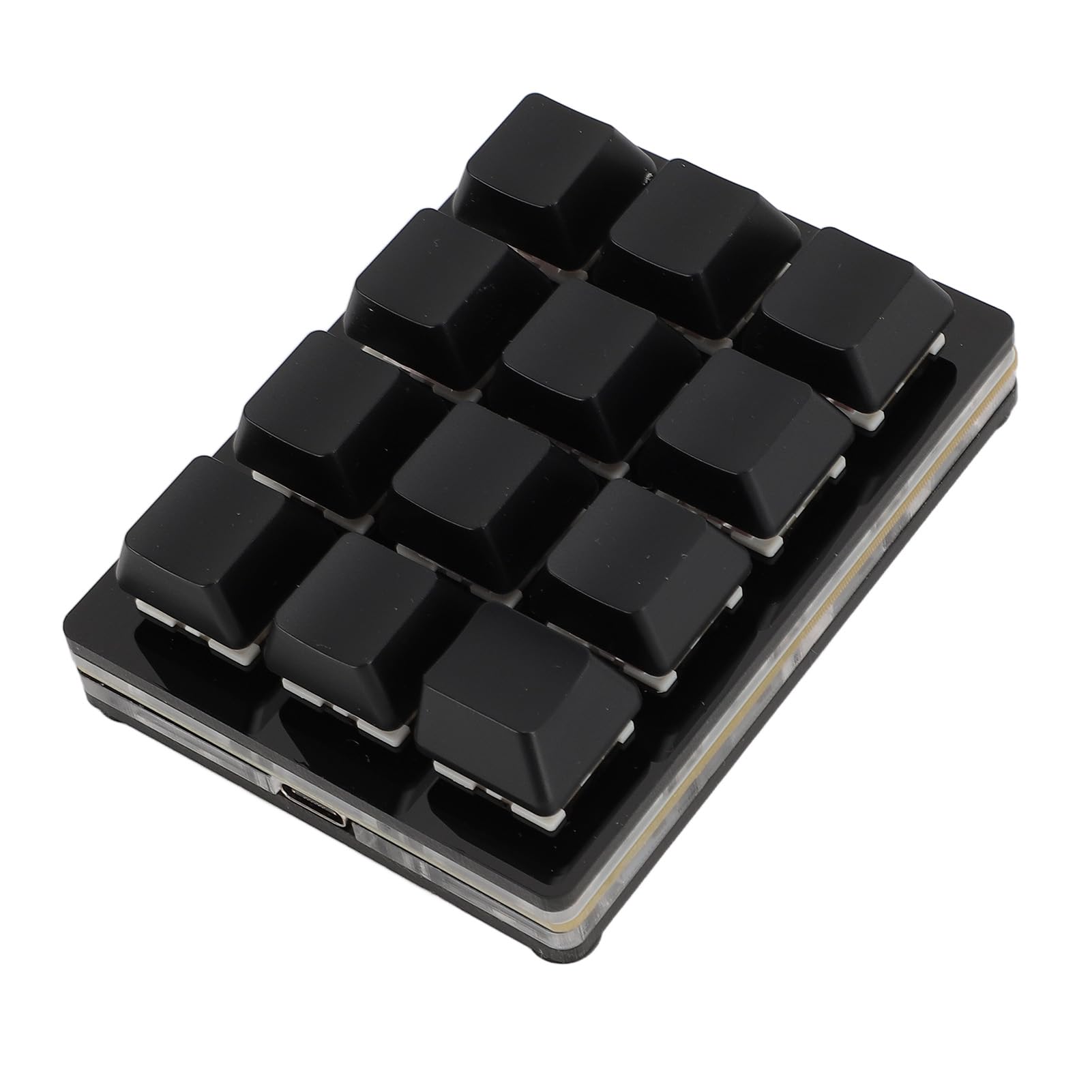 Snapklik.com : 12 Key Mechanical Gaming Keyboard,One Handed Keypad USB C Wired Keypad ...