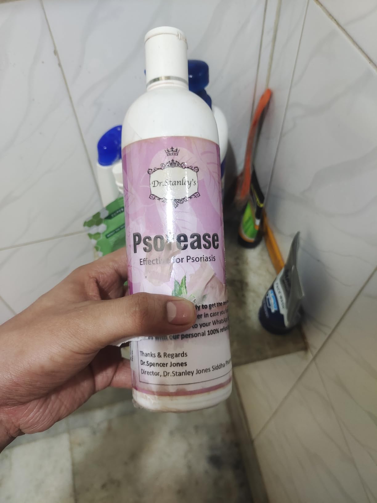 Buy Dr.Stanley's Psorease Oil Effective Natural Wrightia Vetpalai ...