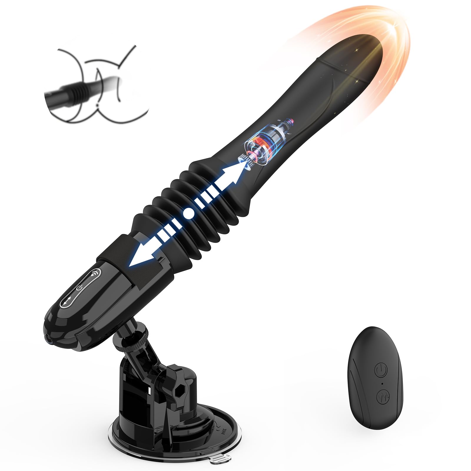 Amazon.com: Automatic Thrusting Sex Machine, Realistic Suction Cup ...