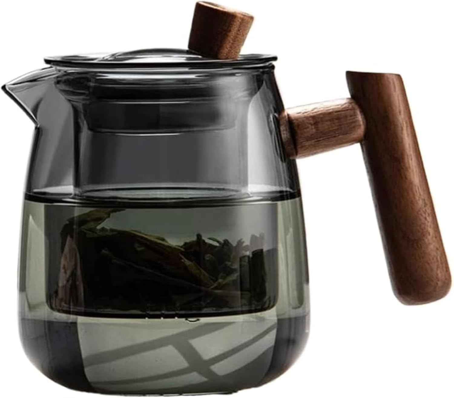Amazon.co.jp: GrnArt Heat Resistant Glass Glass Teapot Pot Stylish ...