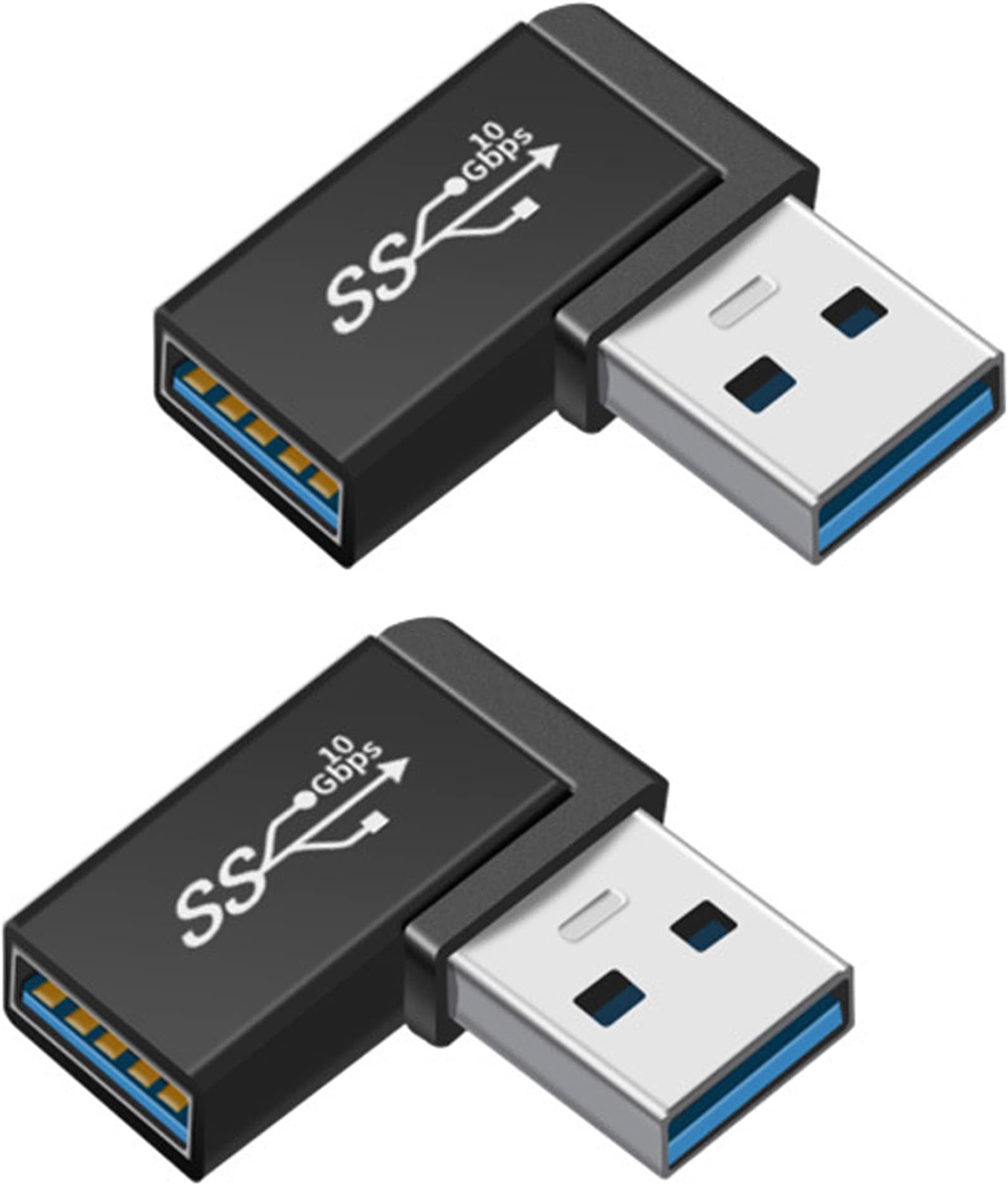 Amazon.com: XCZZYB 90 Degree Right Angle USB 3.0 Male to Female ...