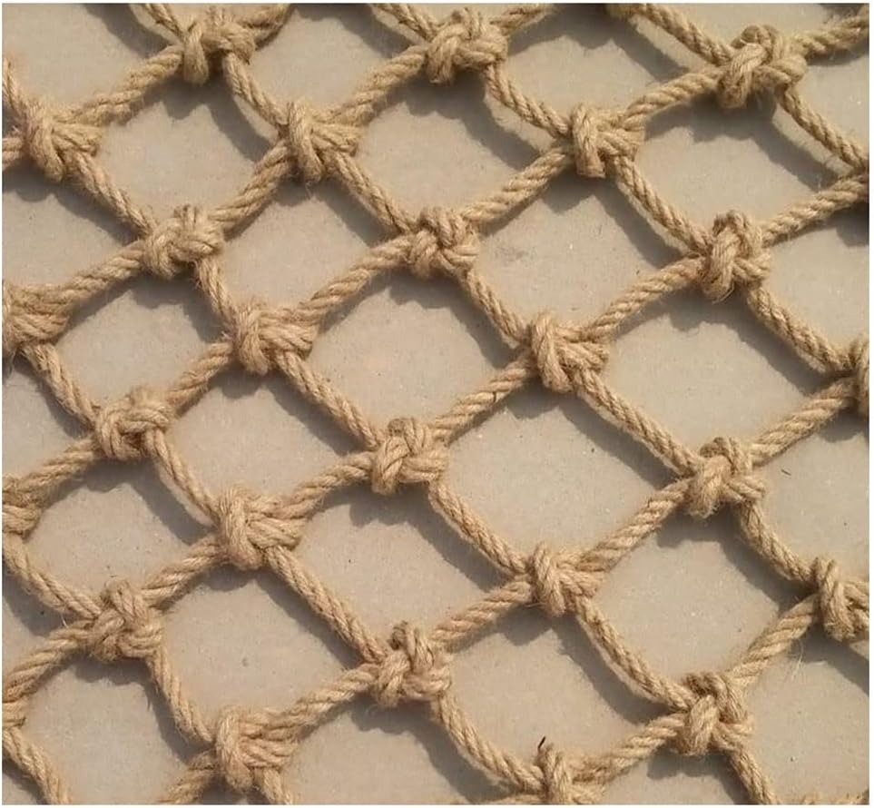 Amazon.com: OUYOXI Safety Nets Hemp Rope Net Cargo Rope, Hemp Rope ...