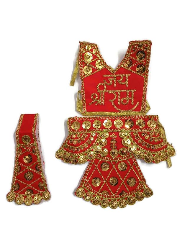 Hanuman Dress Set (Red) (5 Inches) : Amazon.in: Home & Kitchen