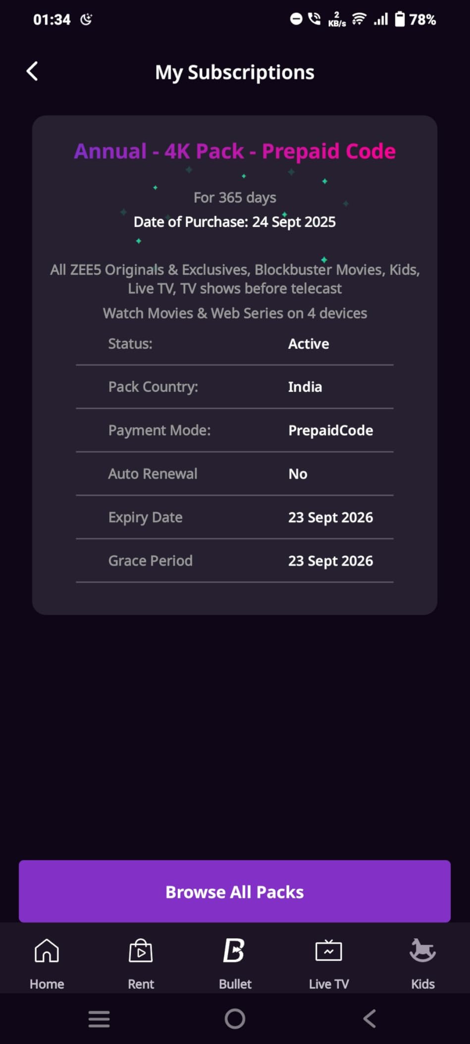 ZEE5 Premium 4K Annual Subscription Pack | Blockbuster Movies, Web ...