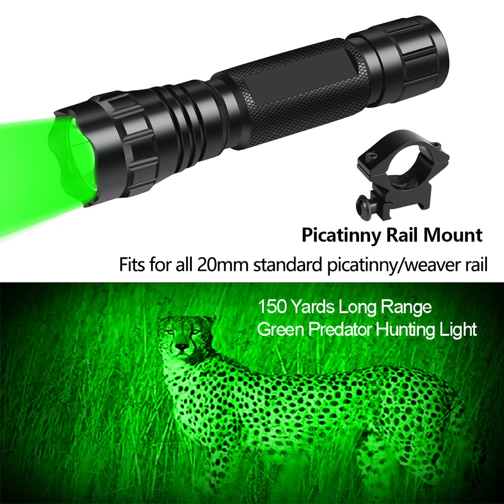 Snapklik.com : WINDFIRE Green Flashlights Predator Light LED Coyote Hog ...