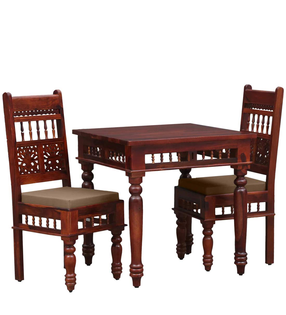 Jangid Handicraft Solid Sheesham Wood Dining Table 2 Seater | Wooden ...