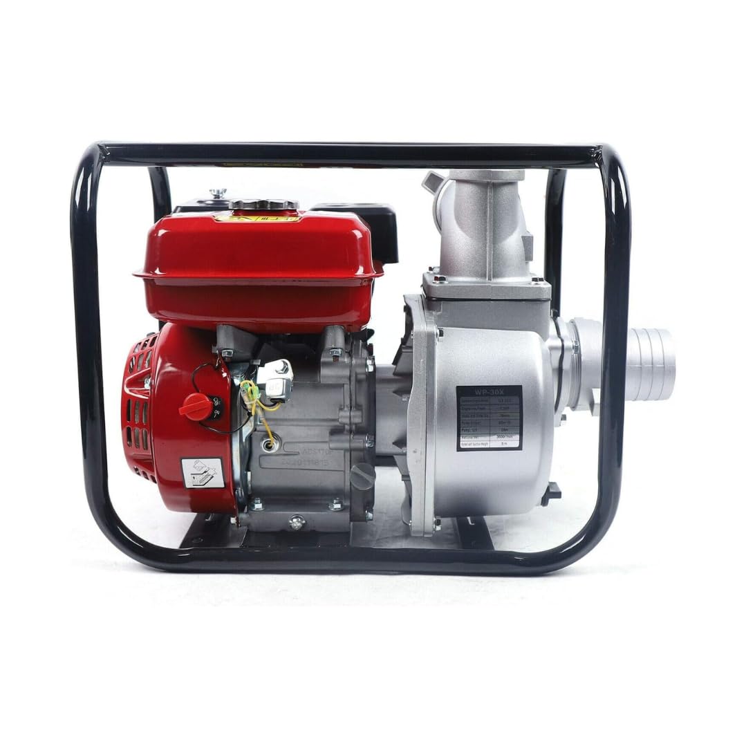 Buy FARM BOXER Water Pump 3 Inch Outlet 7 HP Powerfull Petrol Engine 4 ...