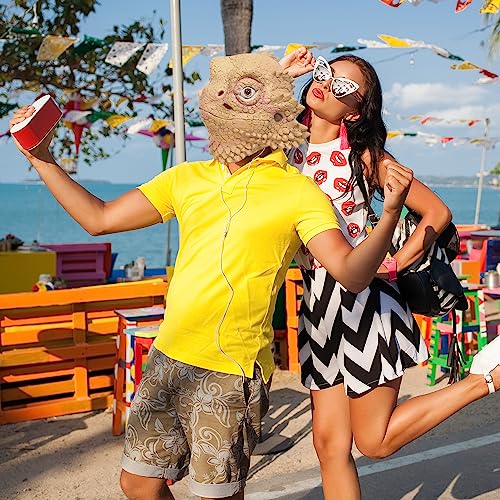 Lizard Head Mask Desert Spiny Lizard Mask Halloween Animal Costume ...