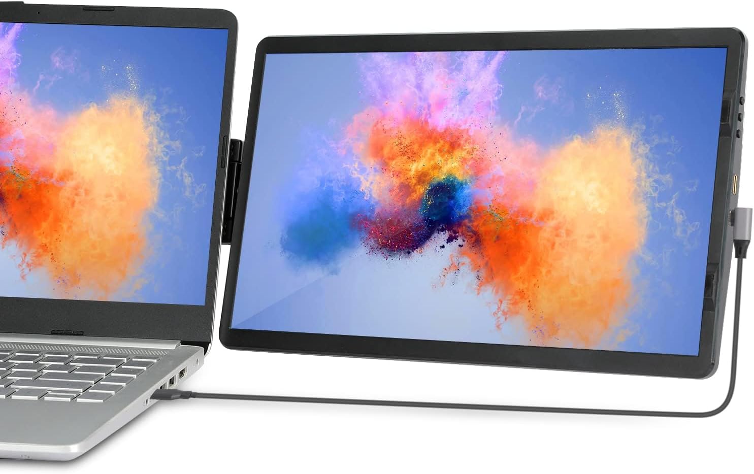 Amazon.com: Portable Monitor for Laptop, 14.1'' Full HD IPS Display ...