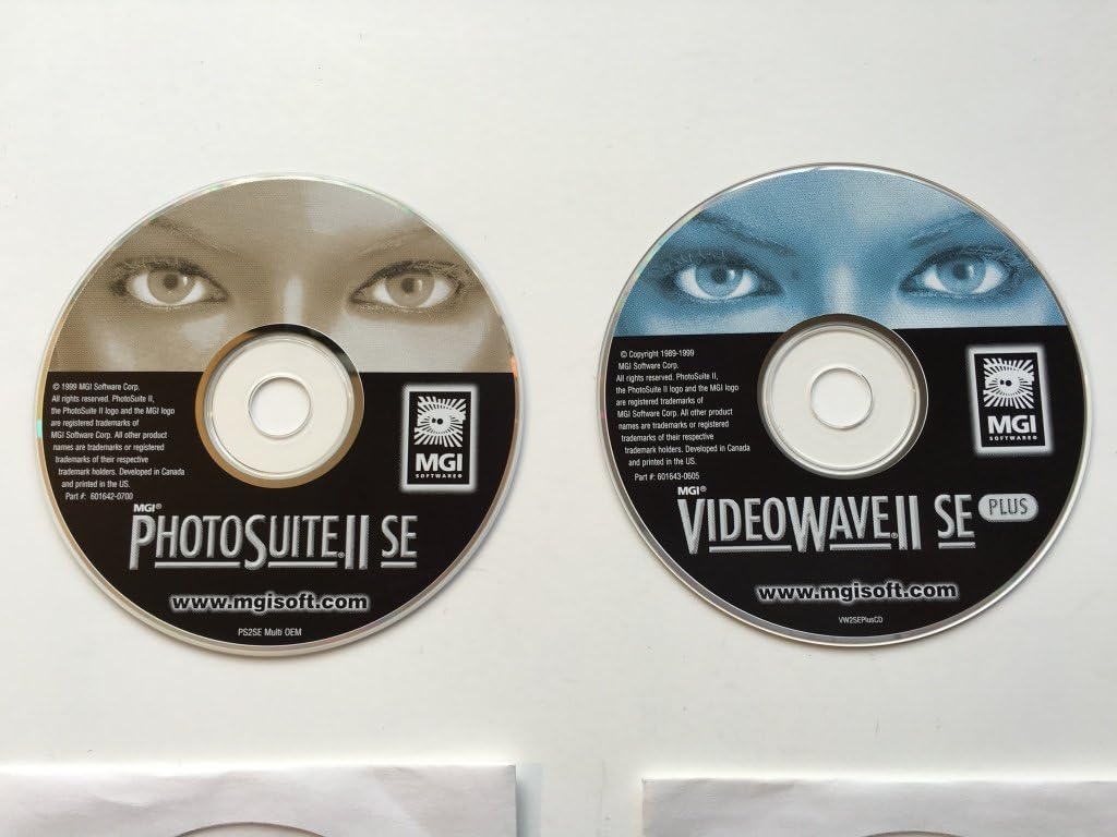 Amazon.com: PhotoSuite II SE and VideoWave II SE by MGI 2 CDs Bundle