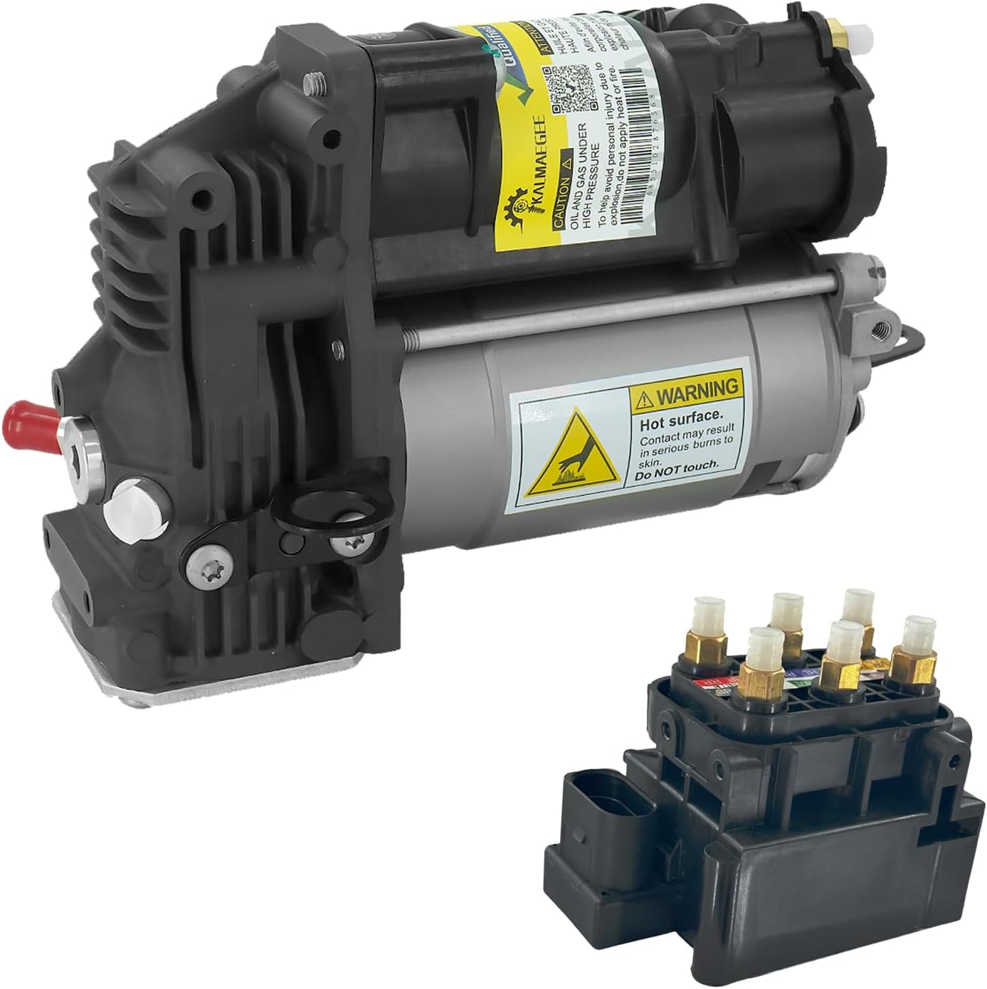 Amazon.com: Air Suspension Compressor Pump & Valve Block for Mercedes ...