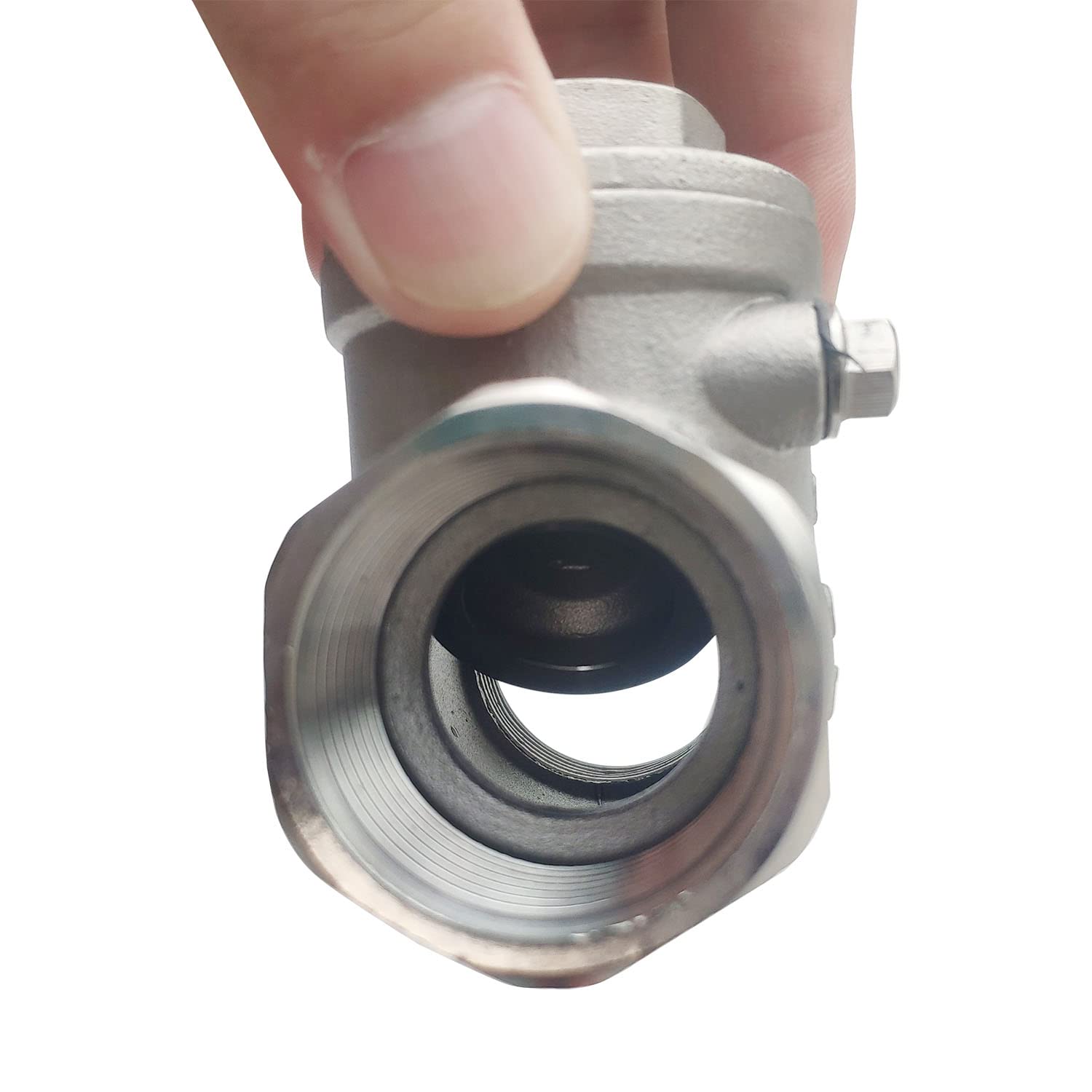 Snapklik.com : 1" NPT Swing Check Valve Female WOG 200 PSI PN16 CF8M
