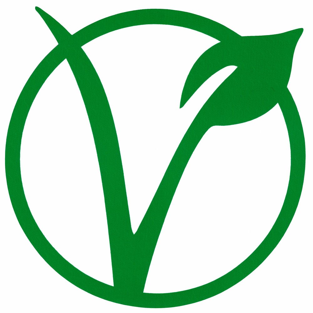 Amazon.com: Vegetarian Symbol - Small Bumper Sticker or Laptop Decal (3 ...