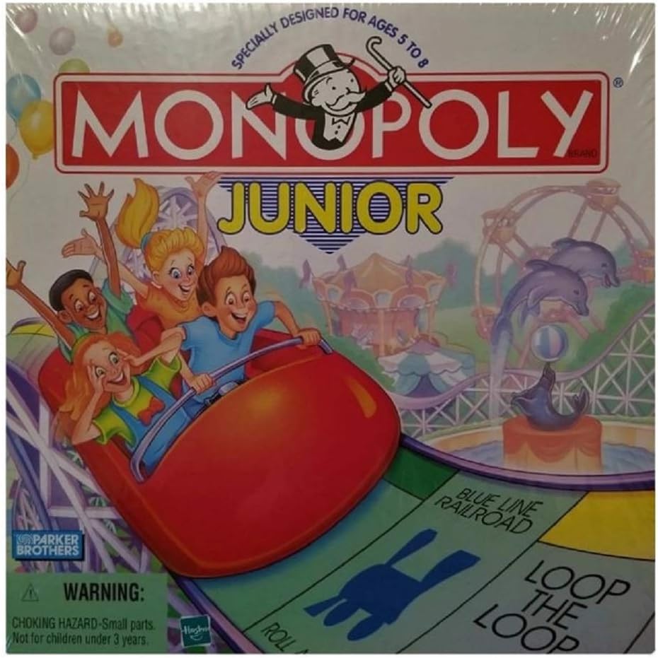 Amazon.com: 7 Pack GENERAL SALES INC - HASBRO GAMES MONOPOLY JUNIOR ...