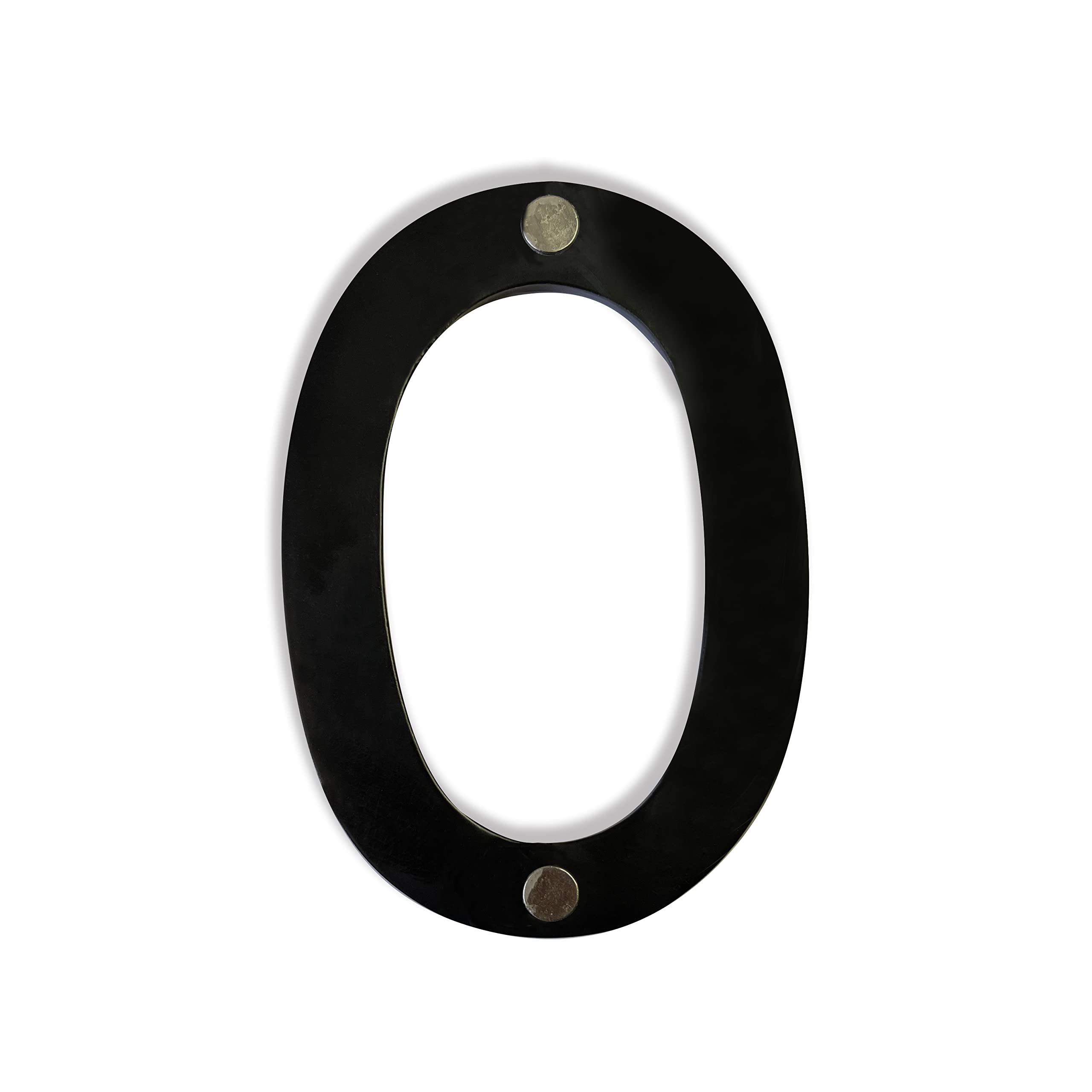 Snapklik.com : NACH Magnetic House Numbers, 4 Inch Aluminum Black House ...