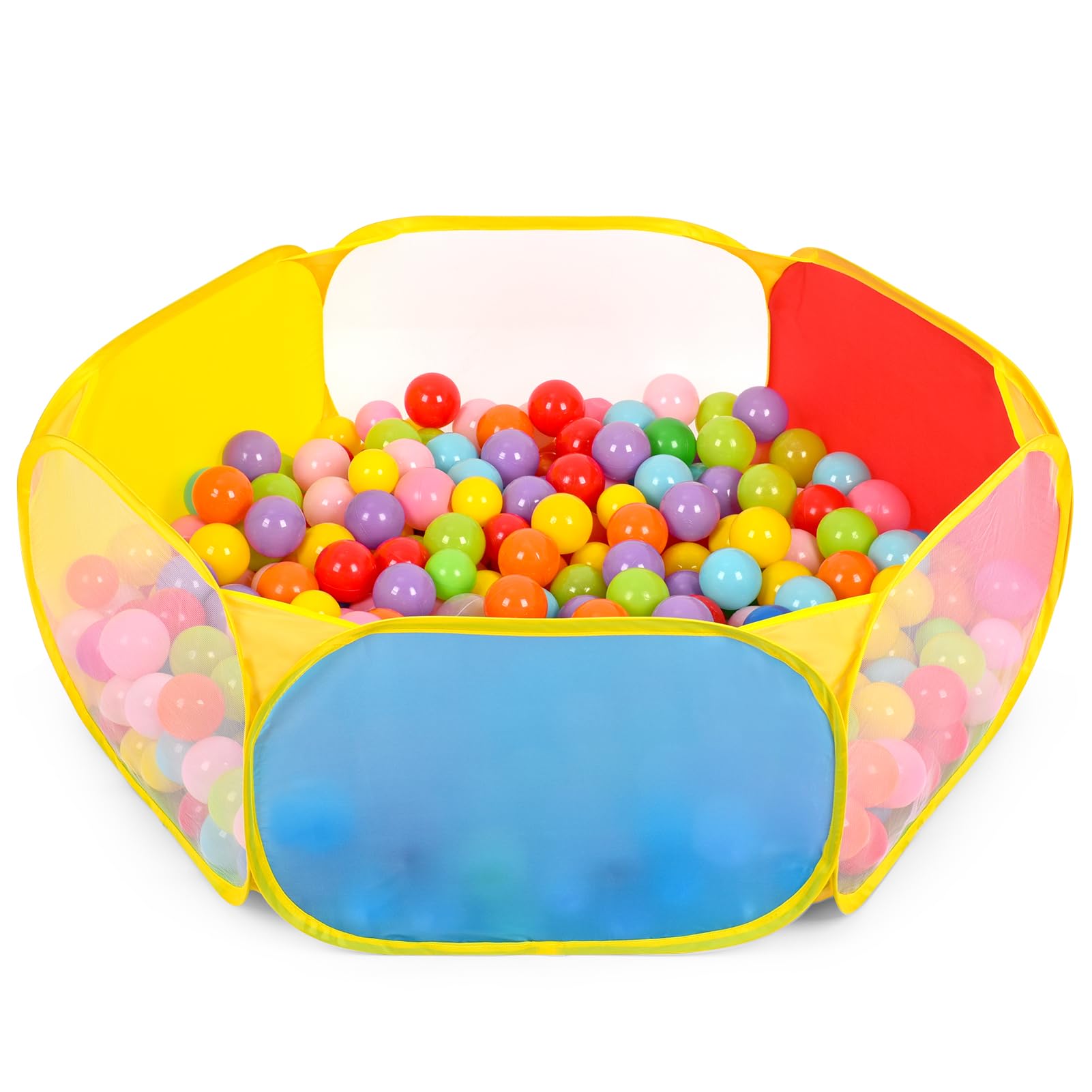 Amazon.com: Eocolz Kids Ball Pit Large Pop Up Childrens Ball Pits Tent ...
