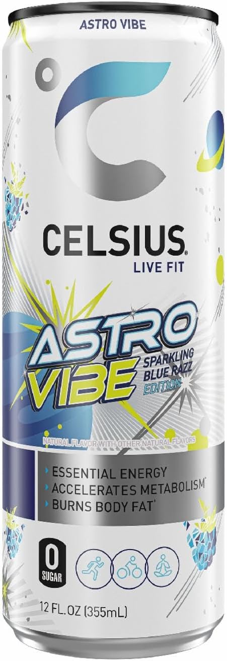 Amazon.com : Celsius Astro Vibe 12oz : Grocery & Gourmet Food