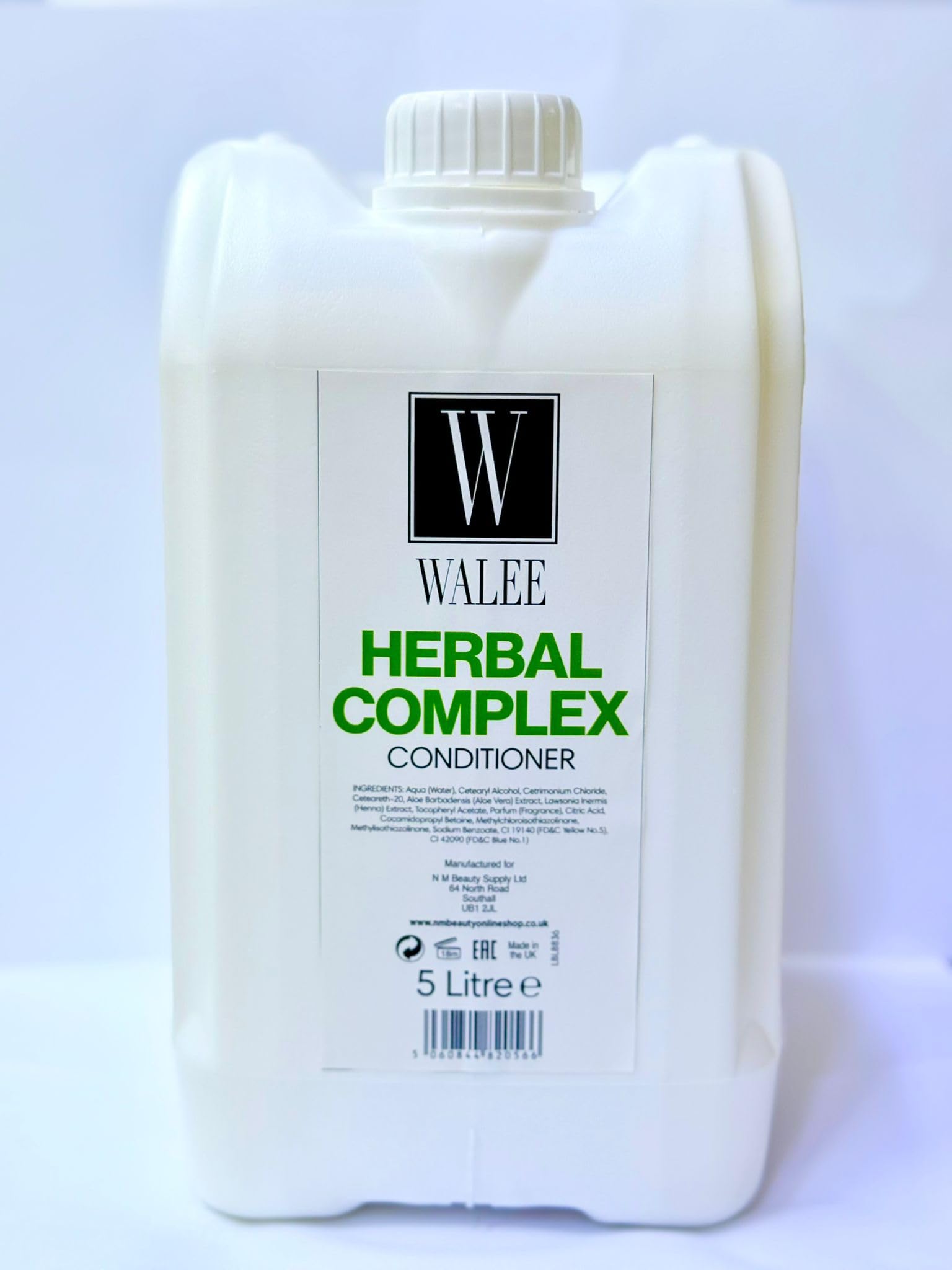 Walee Professional Herbal Complex Conditioner (5 litre) (1, 5000, millilitre) : Amazon.co.uk: Beauty