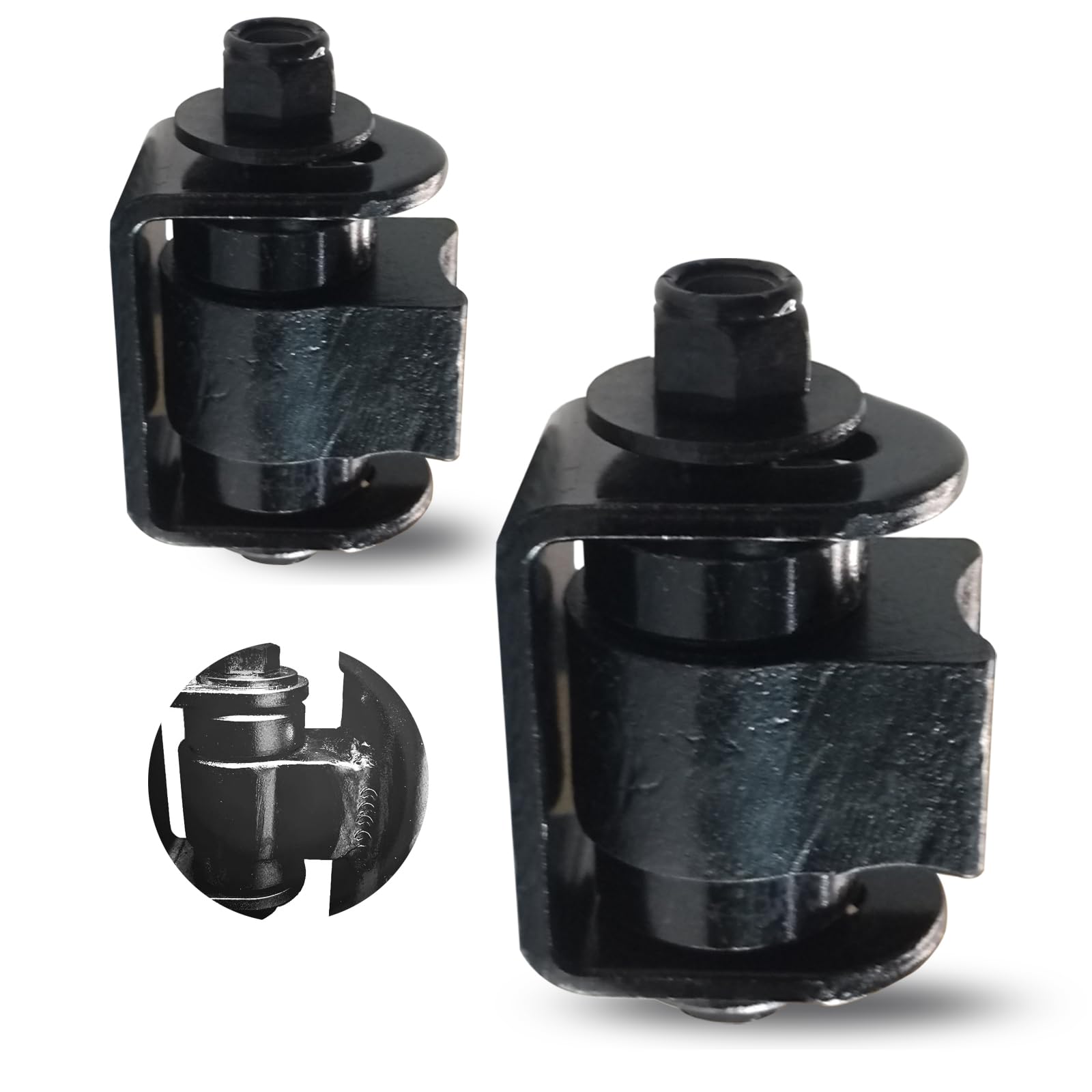 Amazon.com: 2Pack Adjustable Yoke Pivot Bearing Gate Hinge, Heavy Duty ...