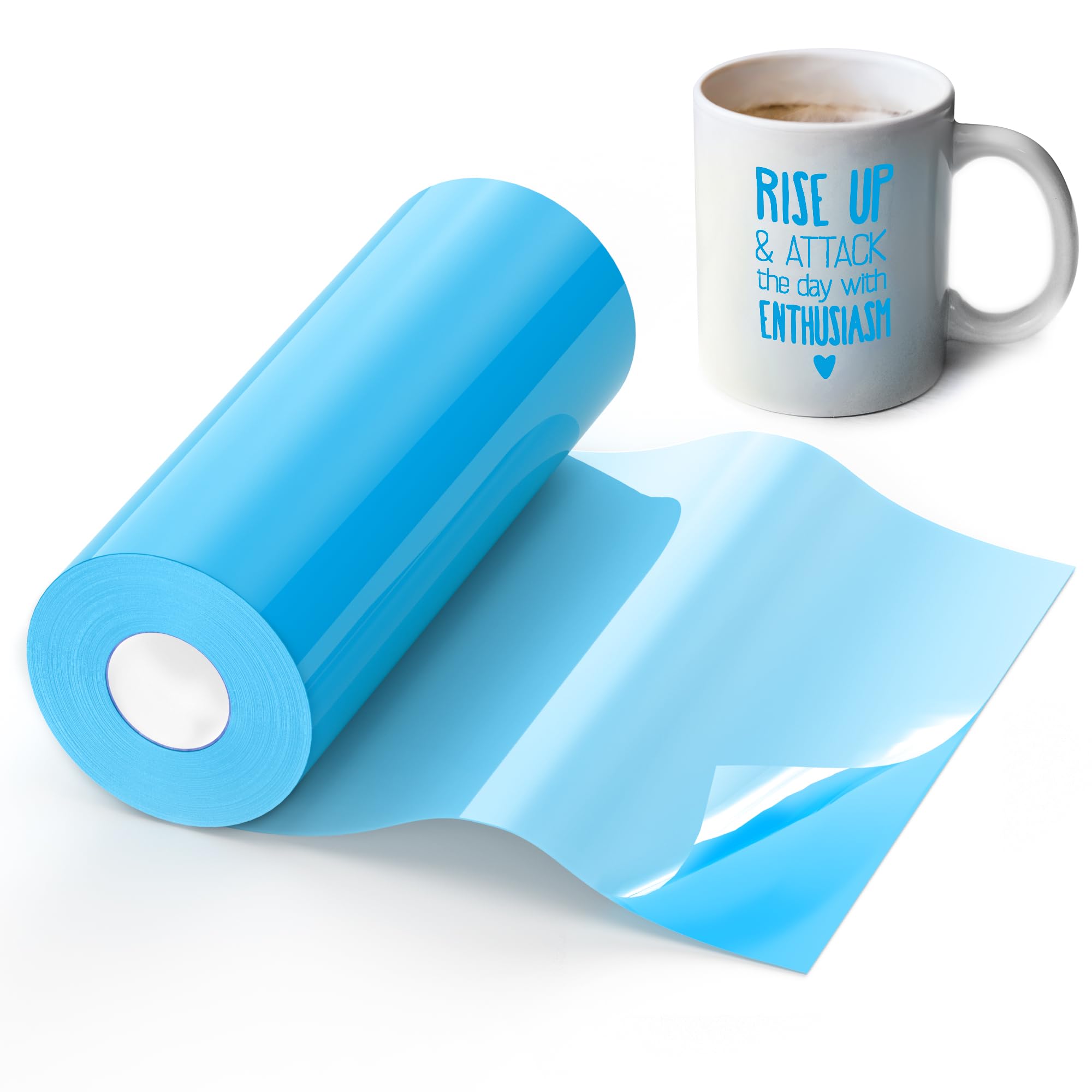 Amazon.com: Blue Permanent Vinyl, Blue Vinyl for Cricut Cutting Machine ...