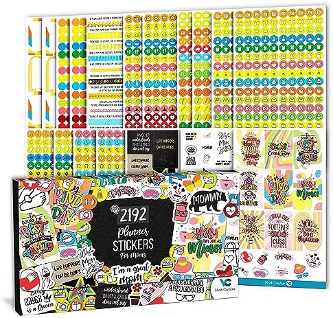 Amazon.com: 2190+ Mom Life Planner Stickers - Productivity-Boosting ...