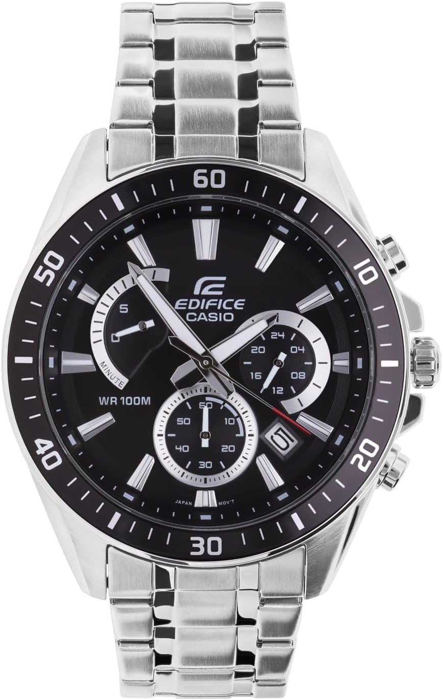 Casio Edifice Male Wristwatch - Quartz Casual Stainless steel Band and ...