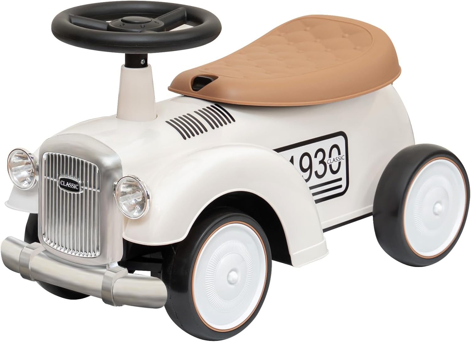 Amazon.co.jp: RiZKiZ 乗用玩具 足けり レトロカー クラシックカー 子供 自動車 乗り物 車 おもちゃ のりもの 完成品 外 屋外 外遊び 足こぎ バランス感覚 幼児 ...