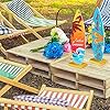Amazon.com: Blulu 4 Pcs Surfboard Table Decorations Surfboard Beach ...