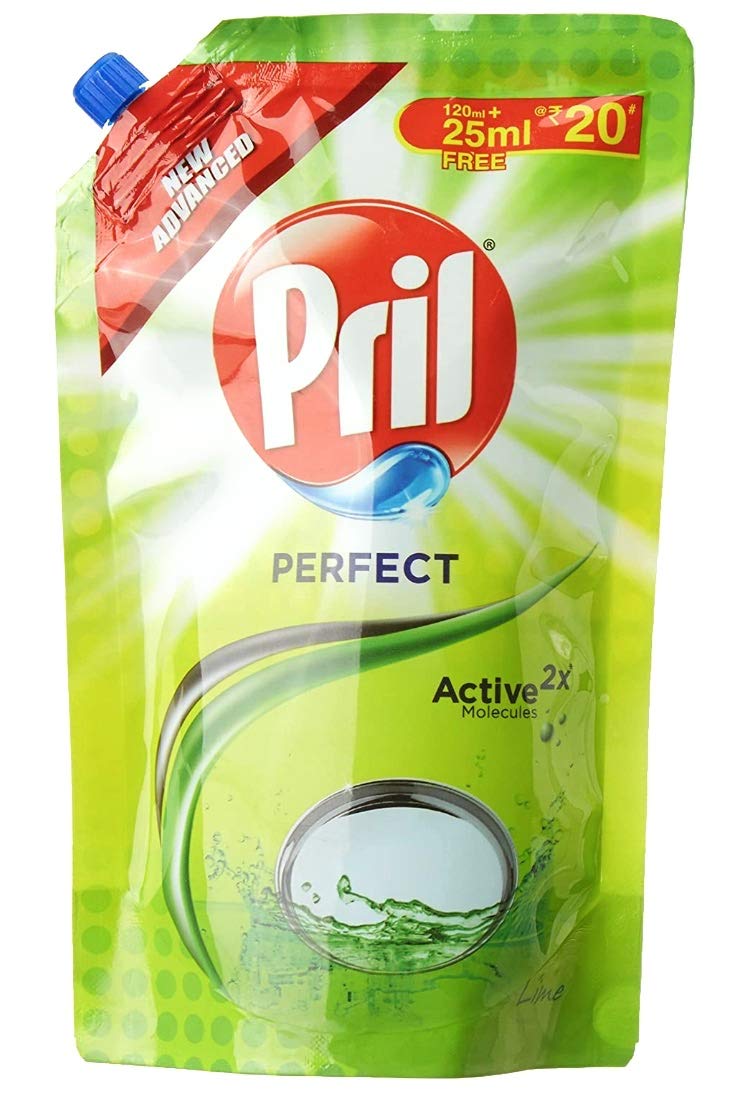 Buy Prill Dish Wash Gel With Active Power Molecules 900 Ml Pack with 2 ...