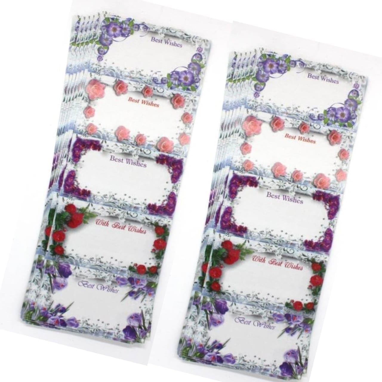 TOYSFAST® (Pack of 200 Pcs) Best Wishes Sticker for Gift Wrapping ...