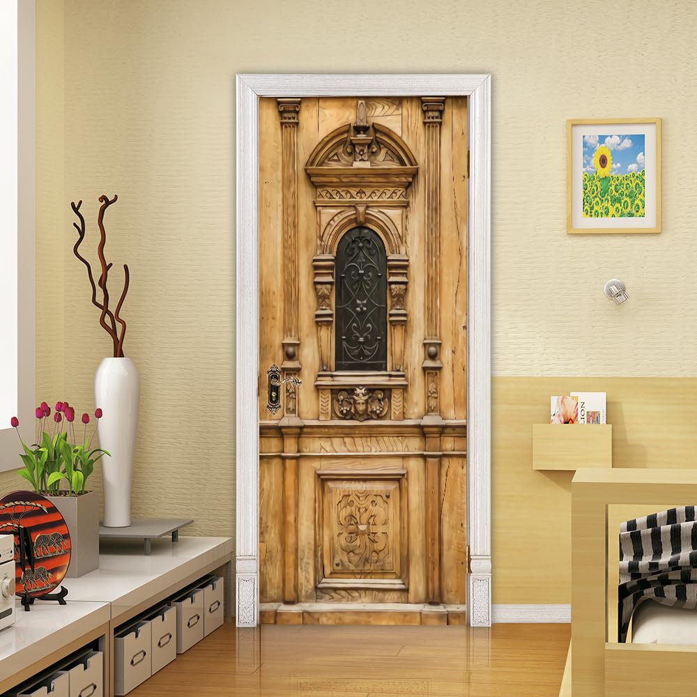 Amazon.com: VIRANDA 3D Door Stickers Murals Peel and Stick DIY Door ...