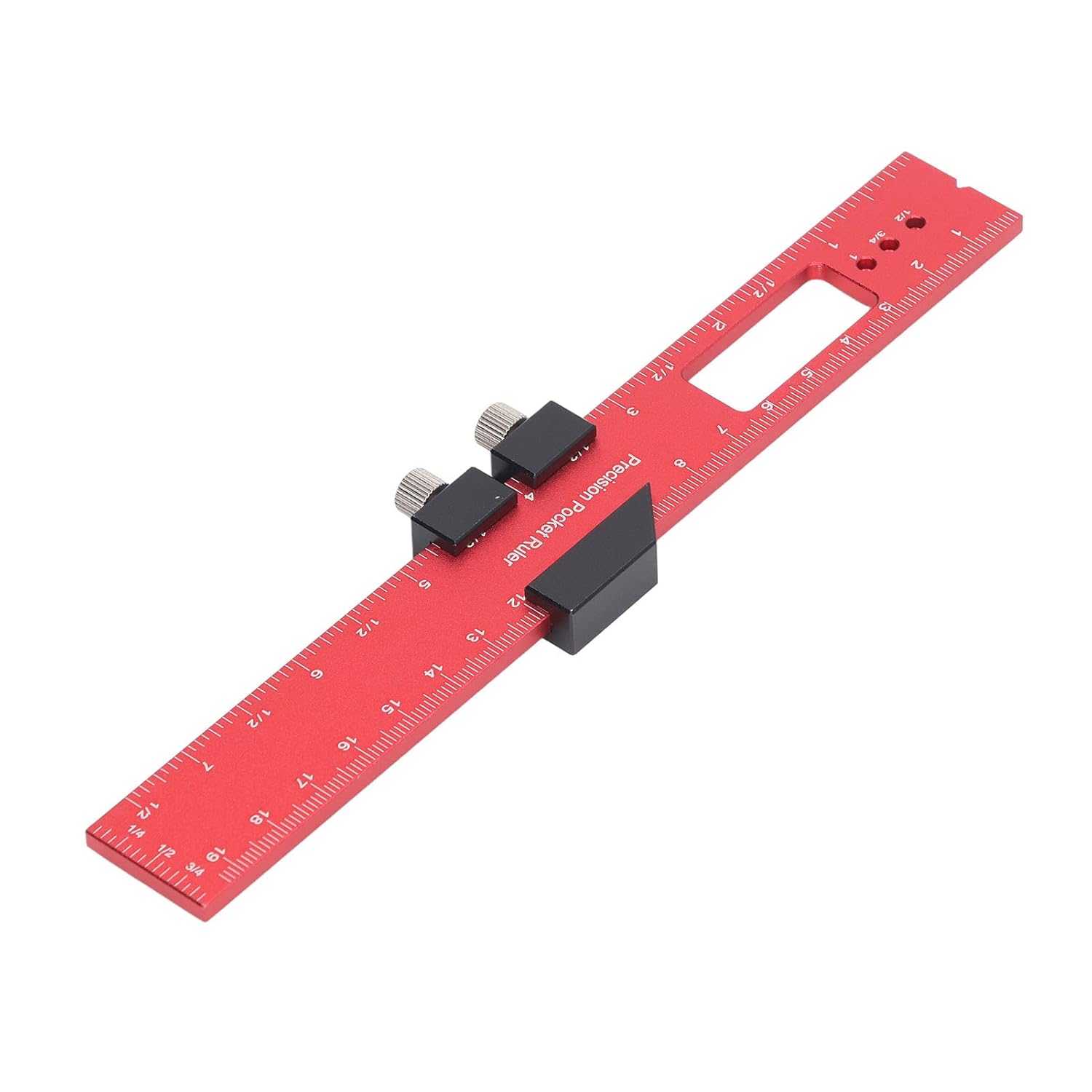 Scribing Ruler, Woodworking Ruler Aluminum Alloy Anti Slip Accuracy ...