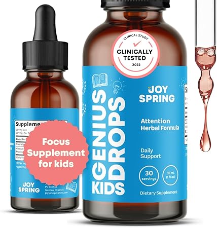 Amazon.com: Organic Focus Drops for Kids - Attention and Focus ...
