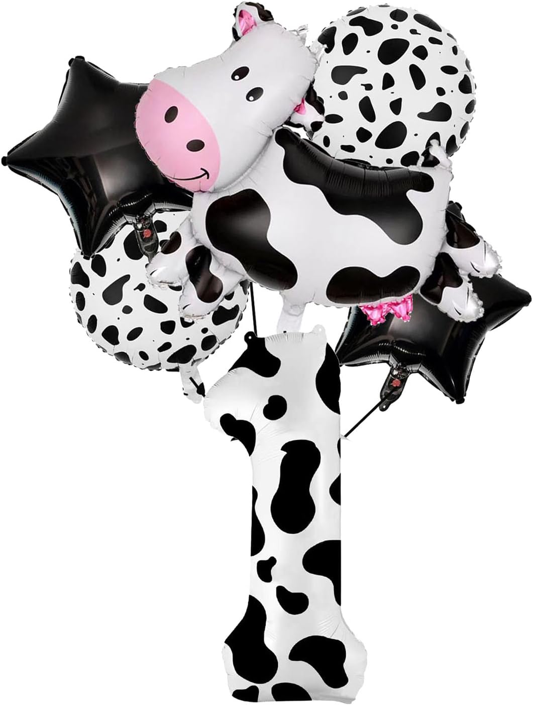 Amazon.com: 6PCS Cow Foil Balloon Farm Animal Mylar Balloons with ...