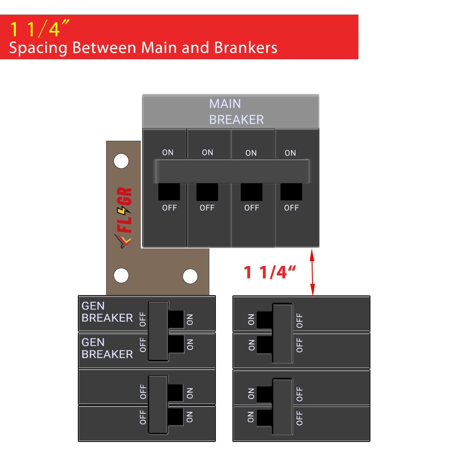 Snapklik.com : Generator Interlock Kit Compatible