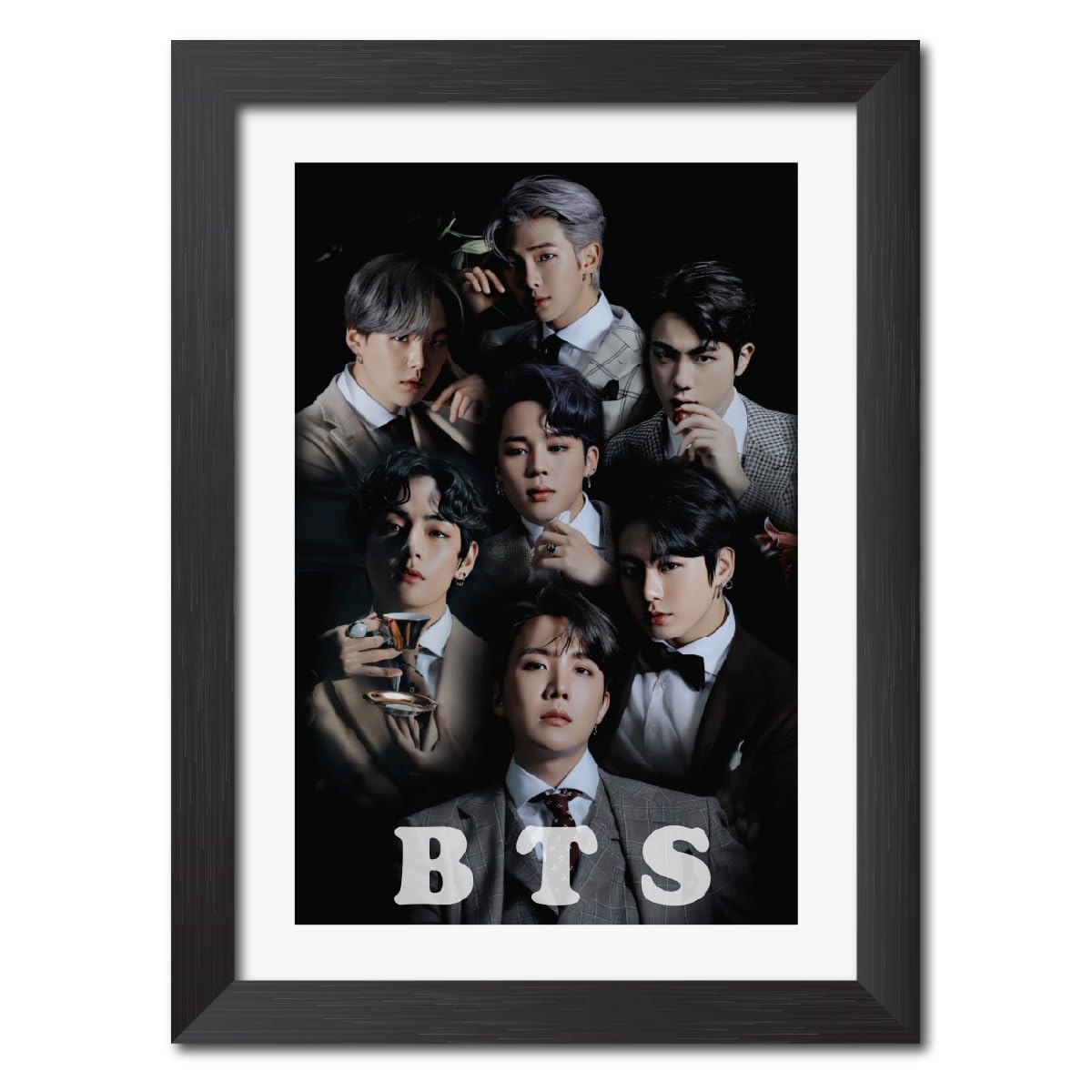 inspire TA BTS Poster Bangtan Boys Music Band Painting Wall Frames ...