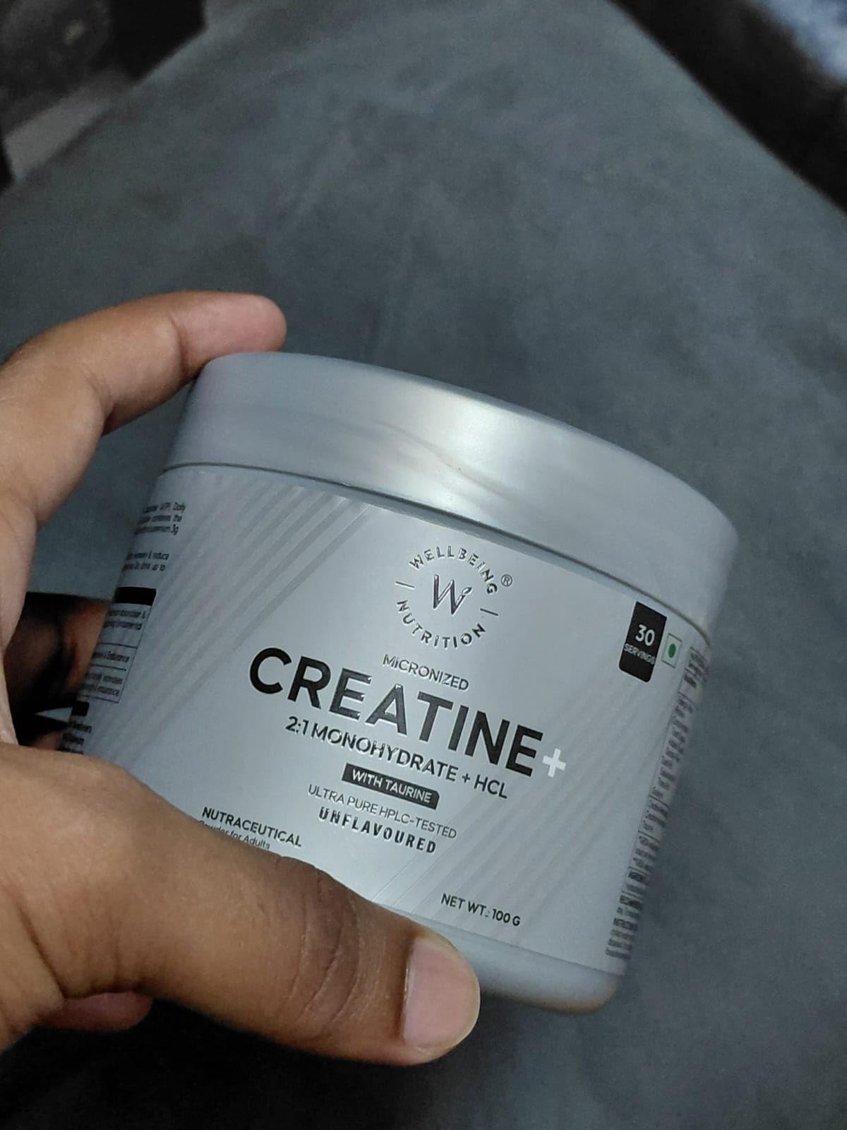 Wellbeing Nutrition 100% Pure Micronised Creatine Powder Monohydrate ...