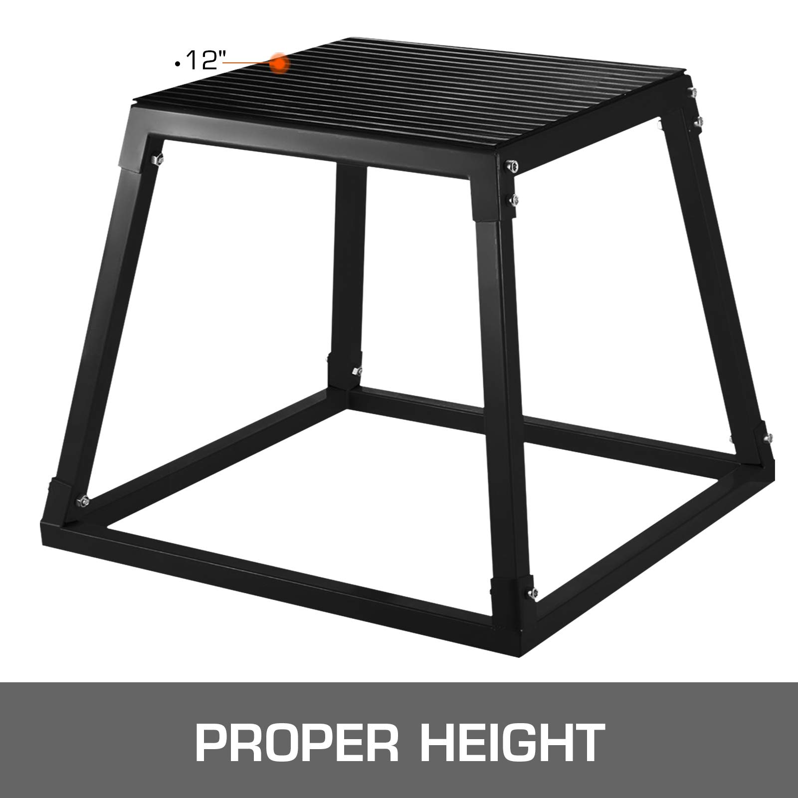 Snapklik.com : Plyometric Platform Box, 12 Inch Plyometric Jump Box ...