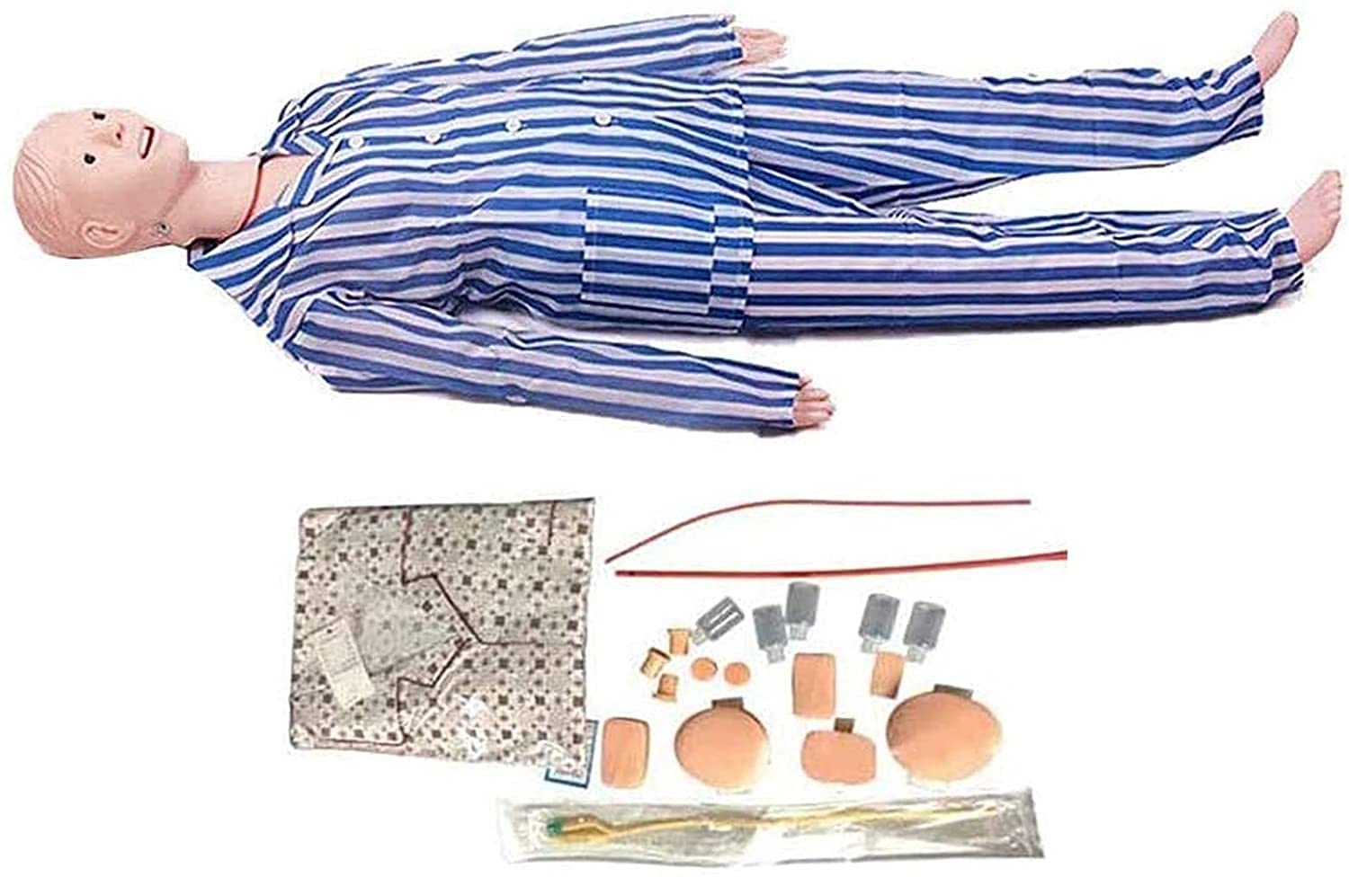 Buy PVC Functional Patient Care Simulator, CPR First Aid Training Doll ...