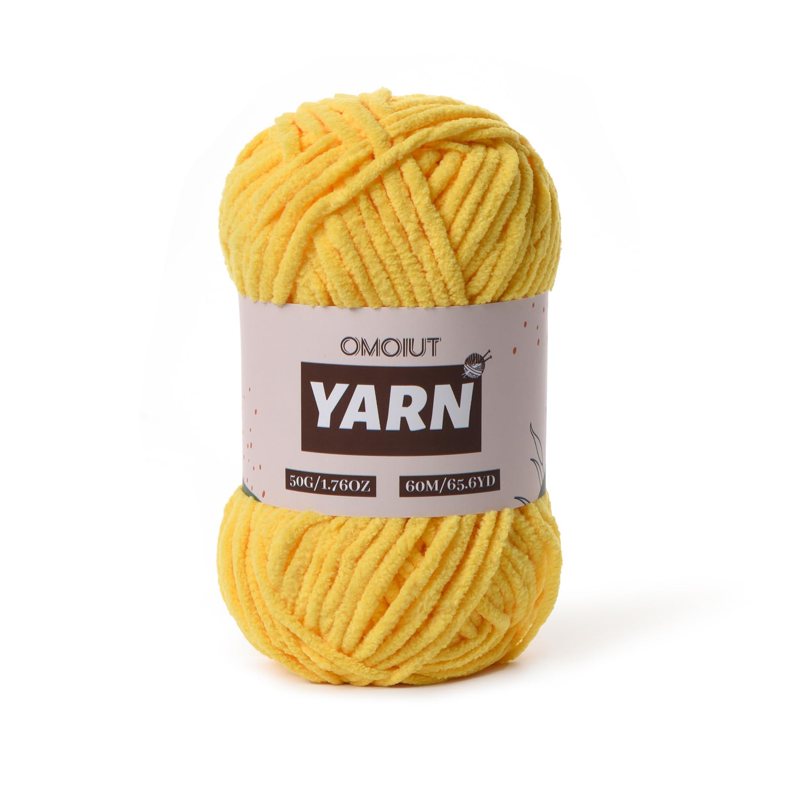 Amazon.com: Plush Chenille Chunky Crochet Yarn - Baby Yarn for ...