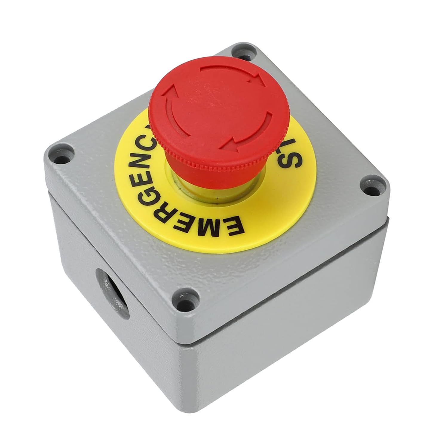 Puch Button Switch Box, IP66 Waterproof Emergency Stop Control ...