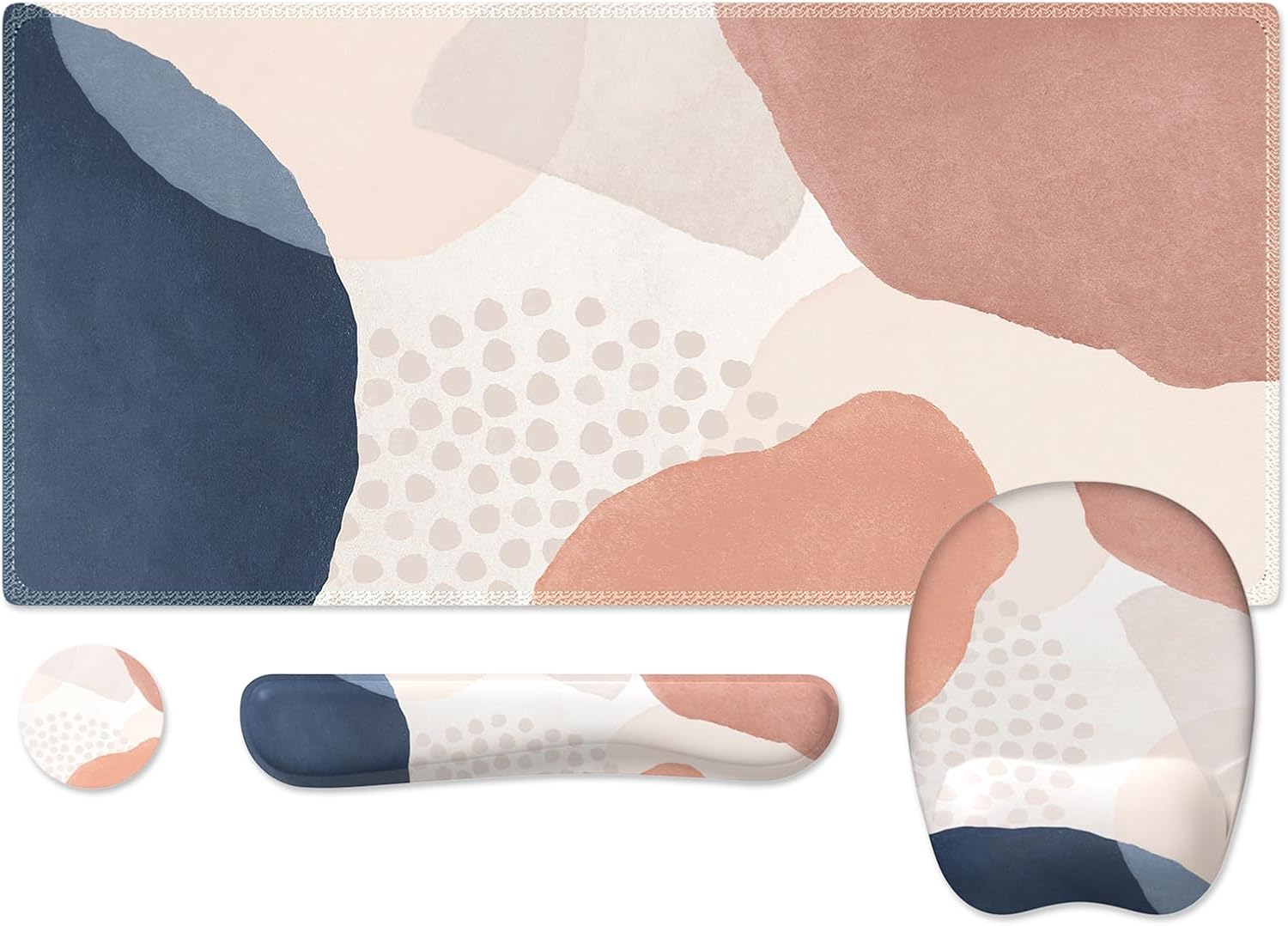 Amazon.com: Anyshock Boho Desk Mat, Large Mouse Pad Set, Desk Pad for ...