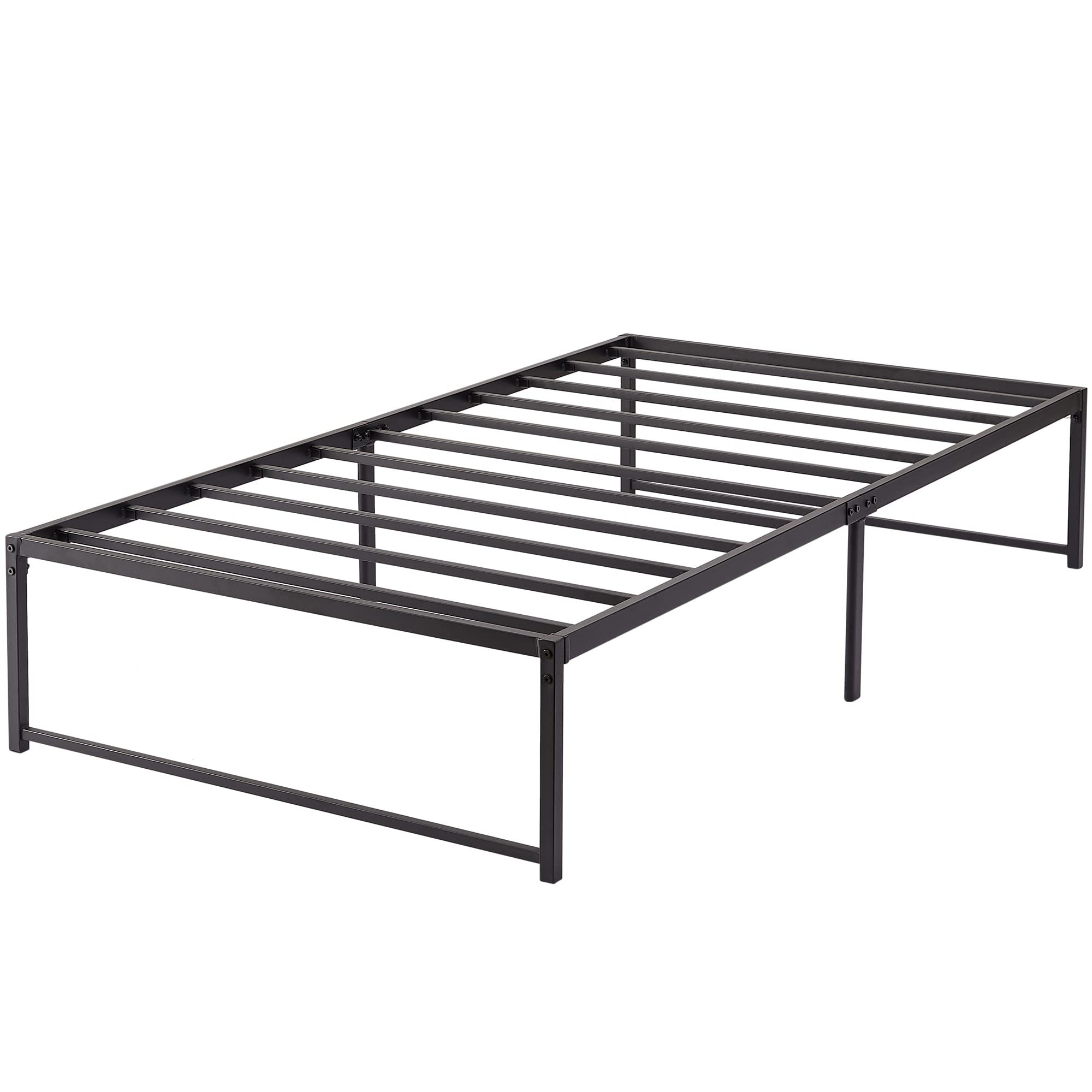 Amazon.com: VECELO 14" High Twin Bed Frame/Metal Platform Mattress ...
