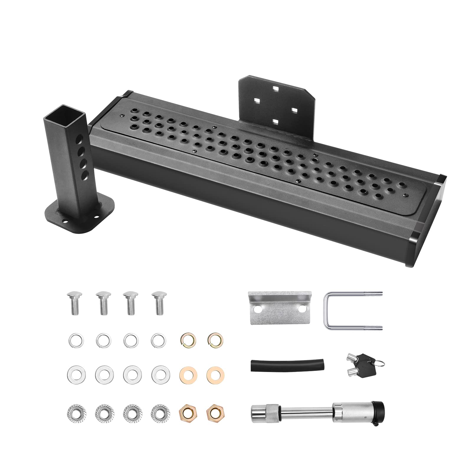 Heavy Duty Trailer Tow Hitch Steps (Large), 2'' Hitch Mounted Step and ...