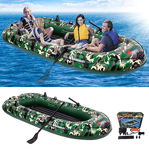 Inflatable Boat for Adult – 9Ft Raft Inflatable Kayak-4 Person Boat for ...